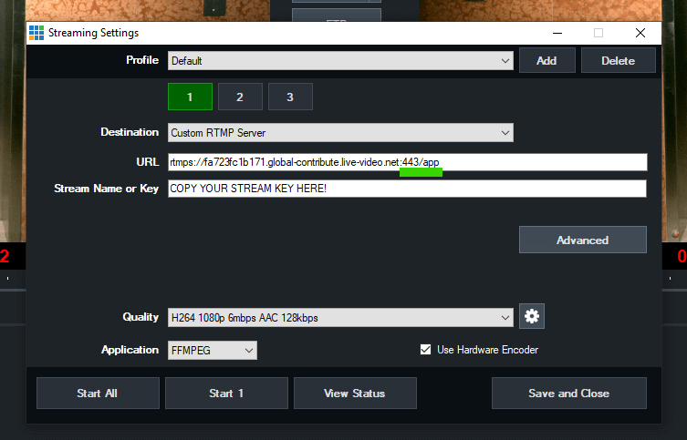 How to stream to kick.com | vMix